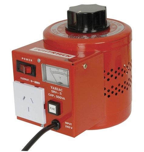 Power Supply VARIAC -Controllable, Lab style Auto-transformer -500VA ...